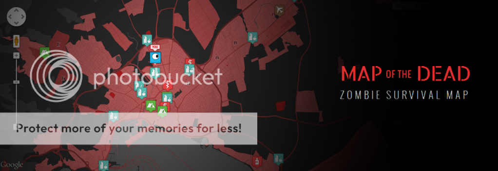 ¿Y si llegan los zombies? Map of the Dead – Zombie Survival Map ...